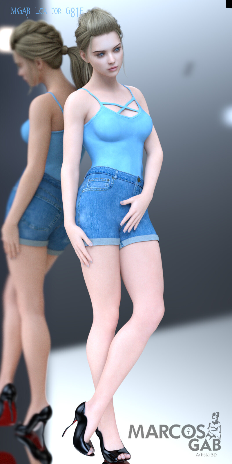 ArtStation - MGAB Lea for Genesis 81 Female | Resources