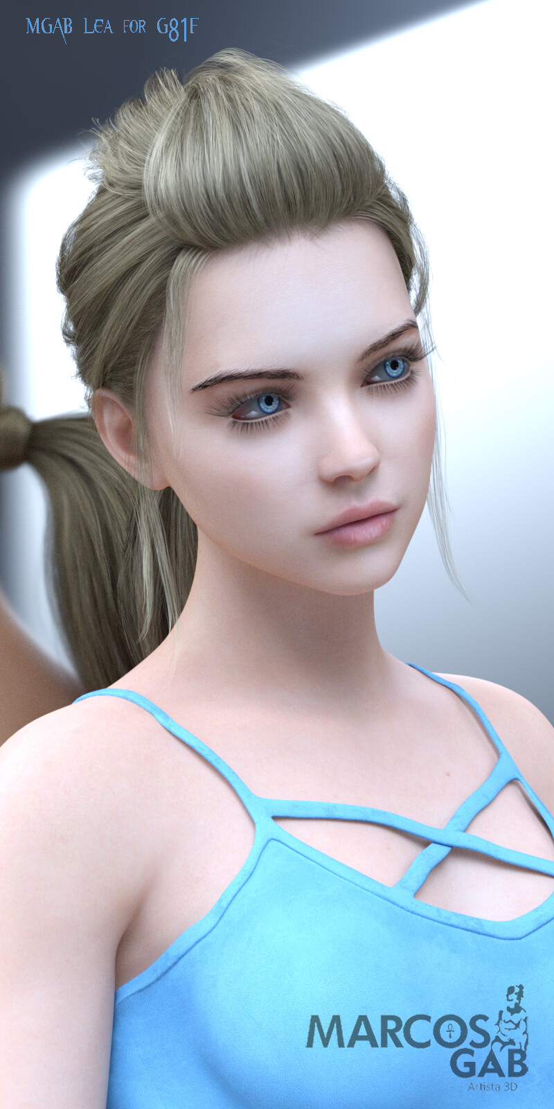 ArtStation - MGAB Lea for Genesis 81 Female | Resources