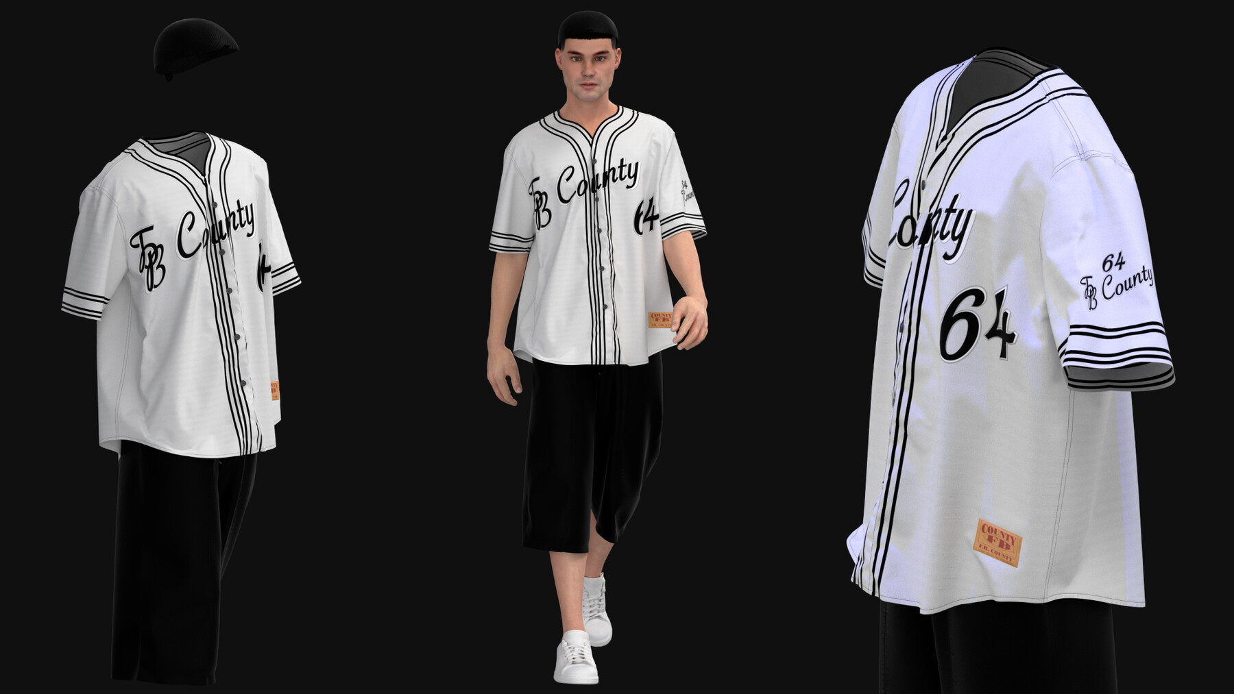 ArtStation - Man's Shirt Outfit | Game Assets