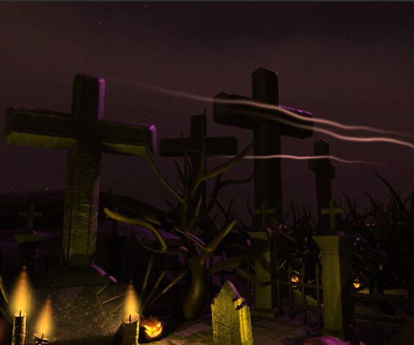 ArtStation - |::GRAVEYARD ASSET PACK::| | Game Assets