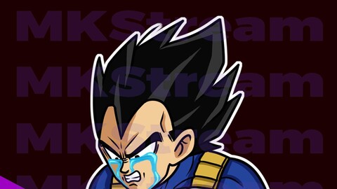 ArtStation - Twitch emotes vegeta cry | Artworks
