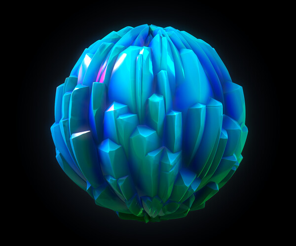 ArtStation - Crystal - VOL 03 - substance designer | Game Assets