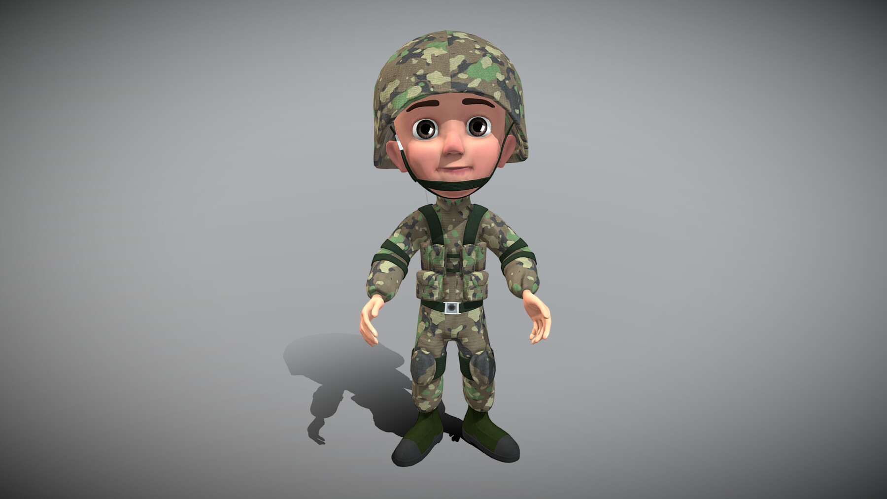 ArtStation - Cartoon Soldier | Game Assets