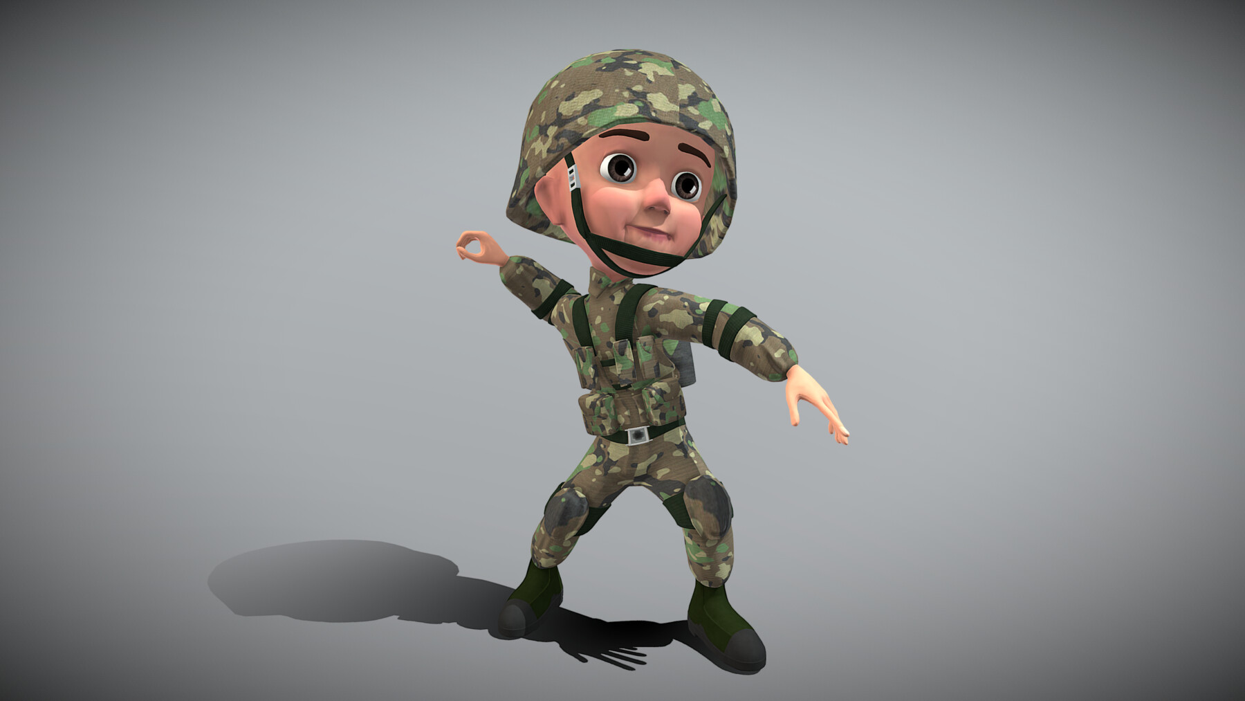 ArtStation - Cartoon Soldier | Game Assets