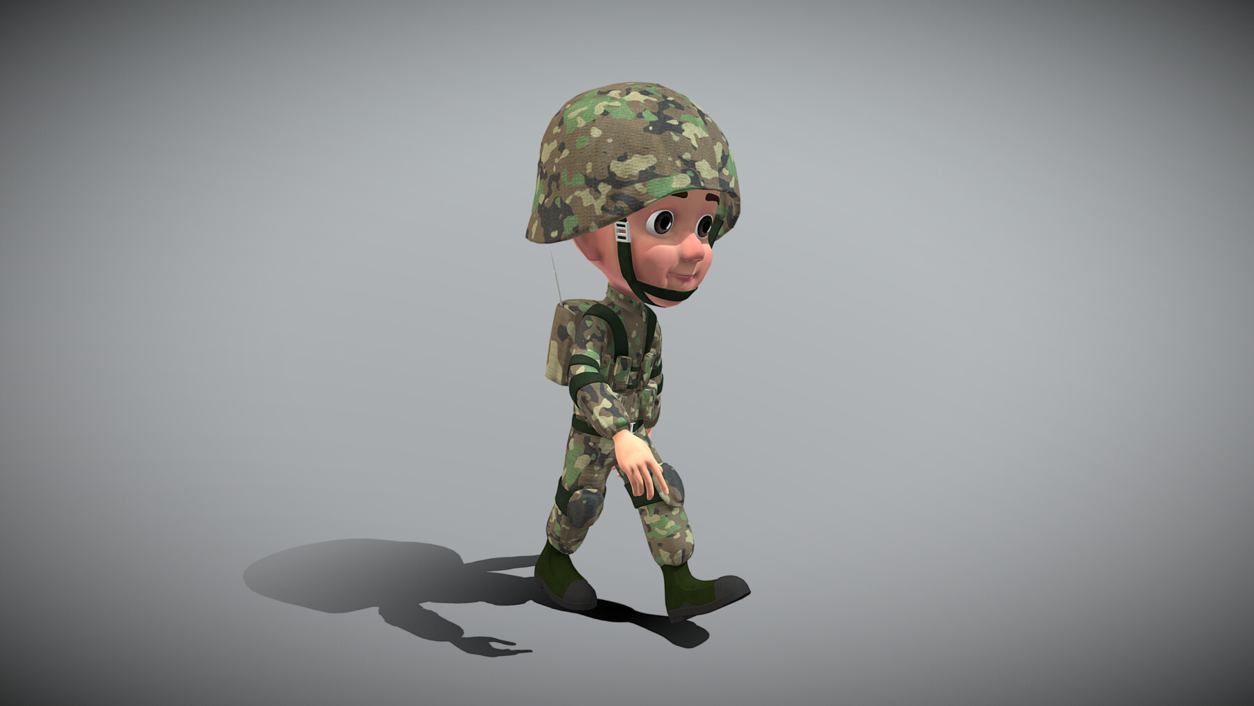 ArtStation - Cartoon Soldier | Game Assets