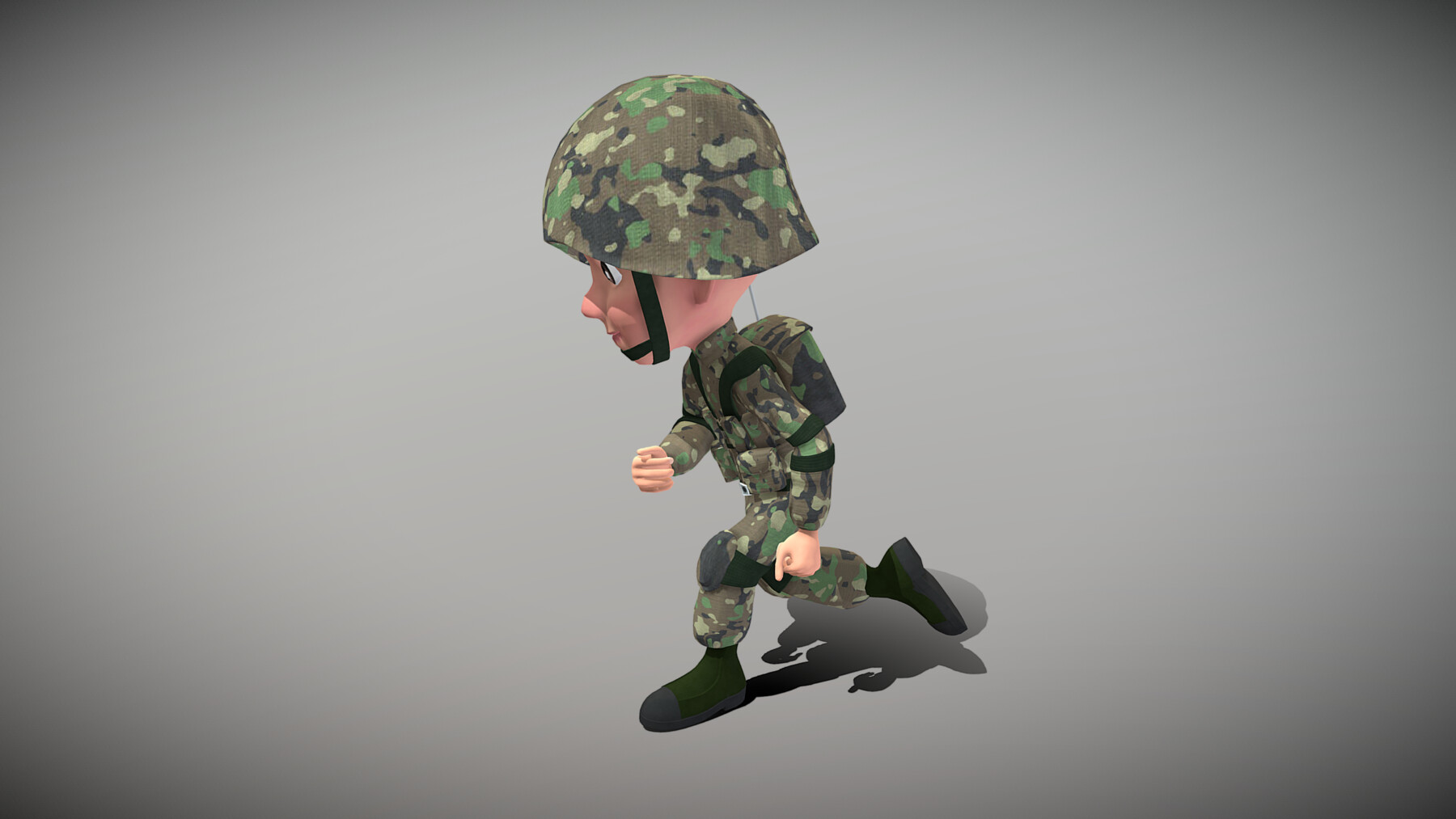 ArtStation - Cartoon Soldier | Game Assets