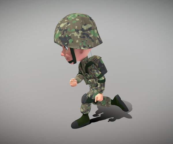 ArtStation - Cartoon Soldier | Game Assets