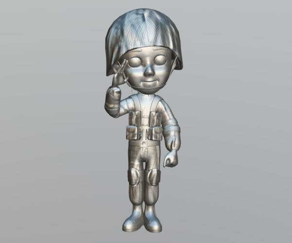 ArtStation - Cartoon Soldier | Game Assets