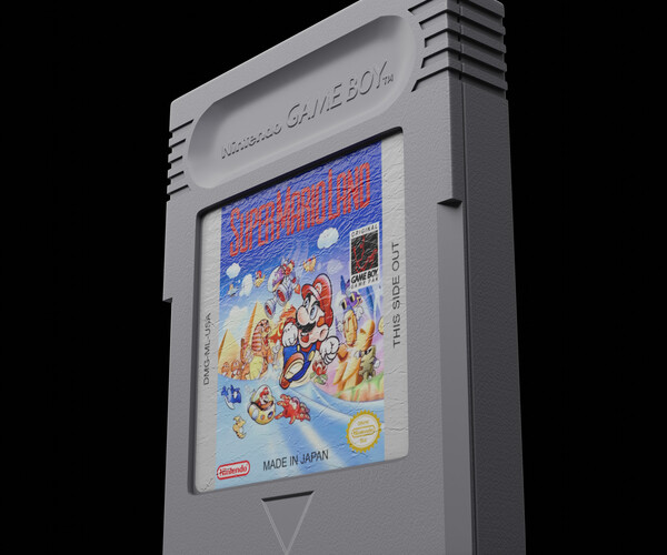 ArtStation - 3D Nintendo Game Boy DMG | Resources