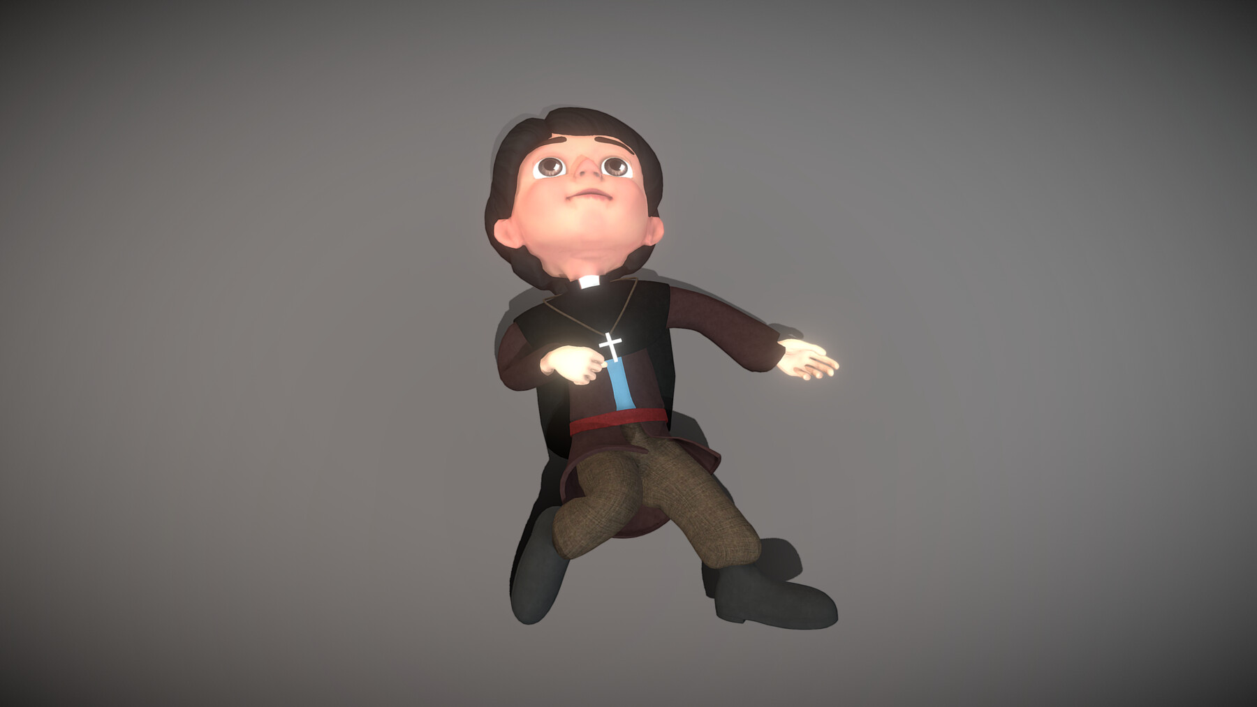 ArtStation - Cartoon Priest | Game Assets