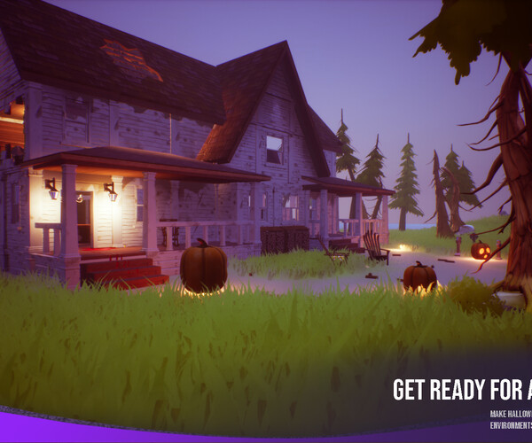 ArtStation - Stylized Haunted House | Game Assets