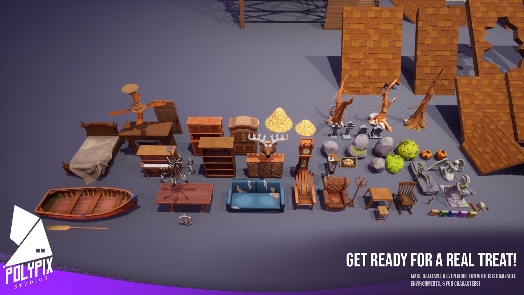 ArtStation - Stylized Haunted House | Game Assets