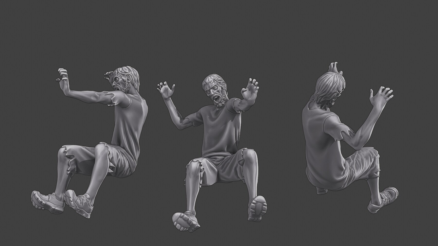 ArtStation - Casual Zombie CZ3 Pack 1 | Resources