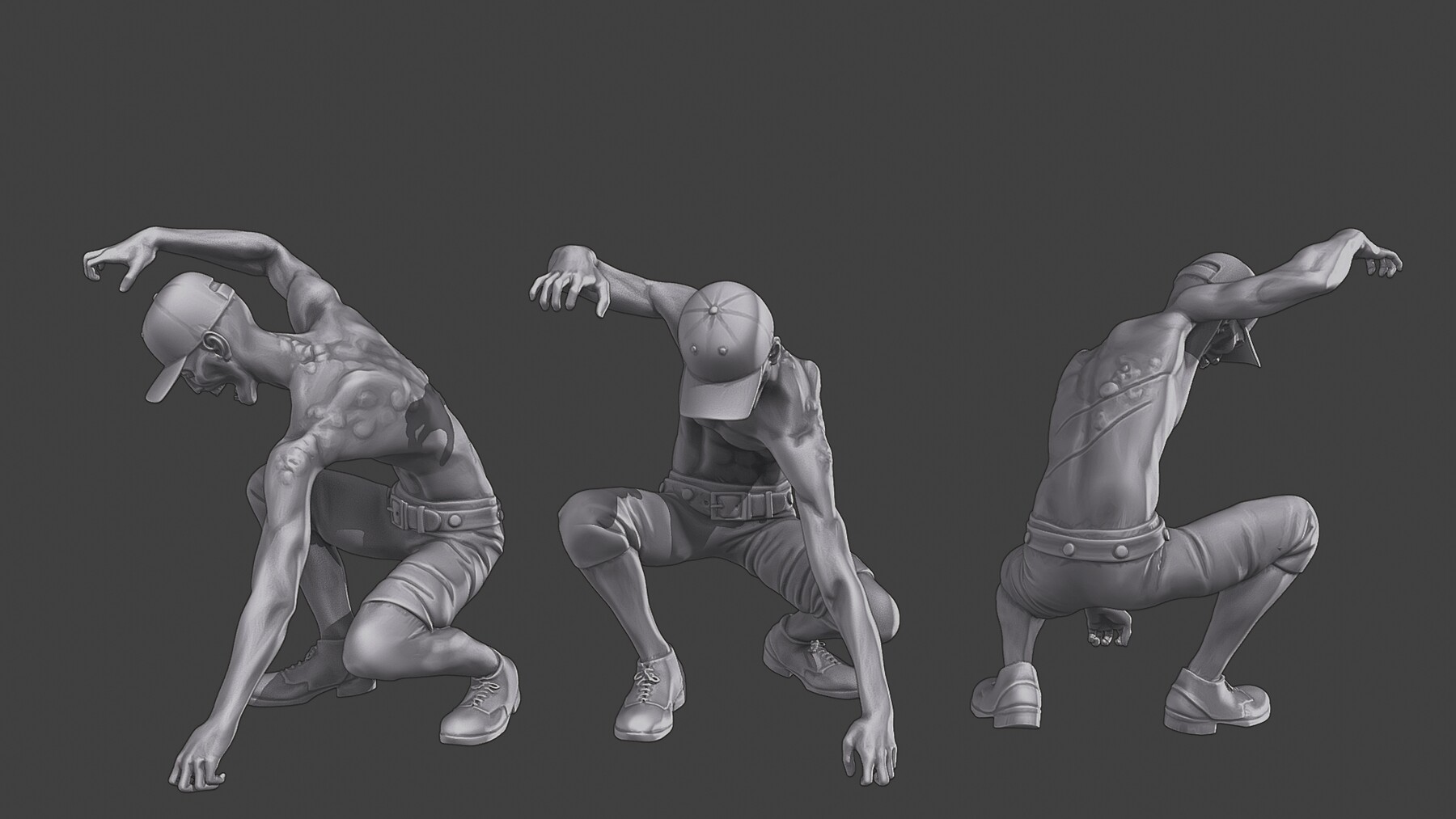 ArtStation - Casual Zombie CZ3 Pack 1 | Resources