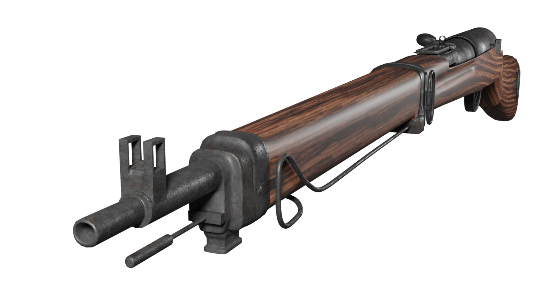 ArtStation - Arisaka 99 - 3D Bolt action rifle - Blender | Game Assets