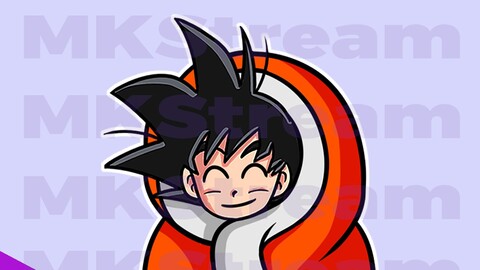 ArtStation - Twitch emotes kid goku cozy blanket | Artworks