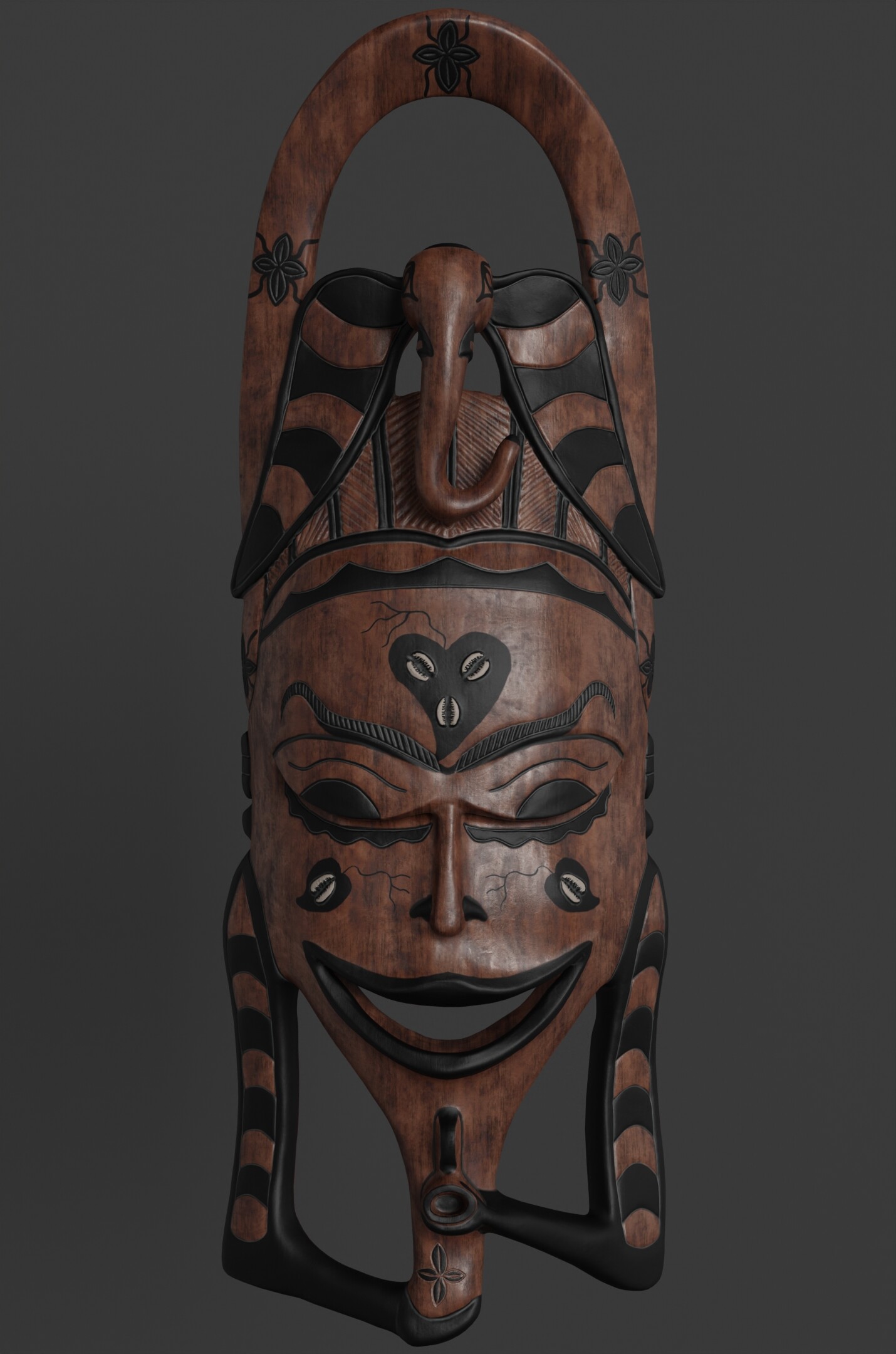 ArtStation - Wooden Hawaiian Mask | Resources