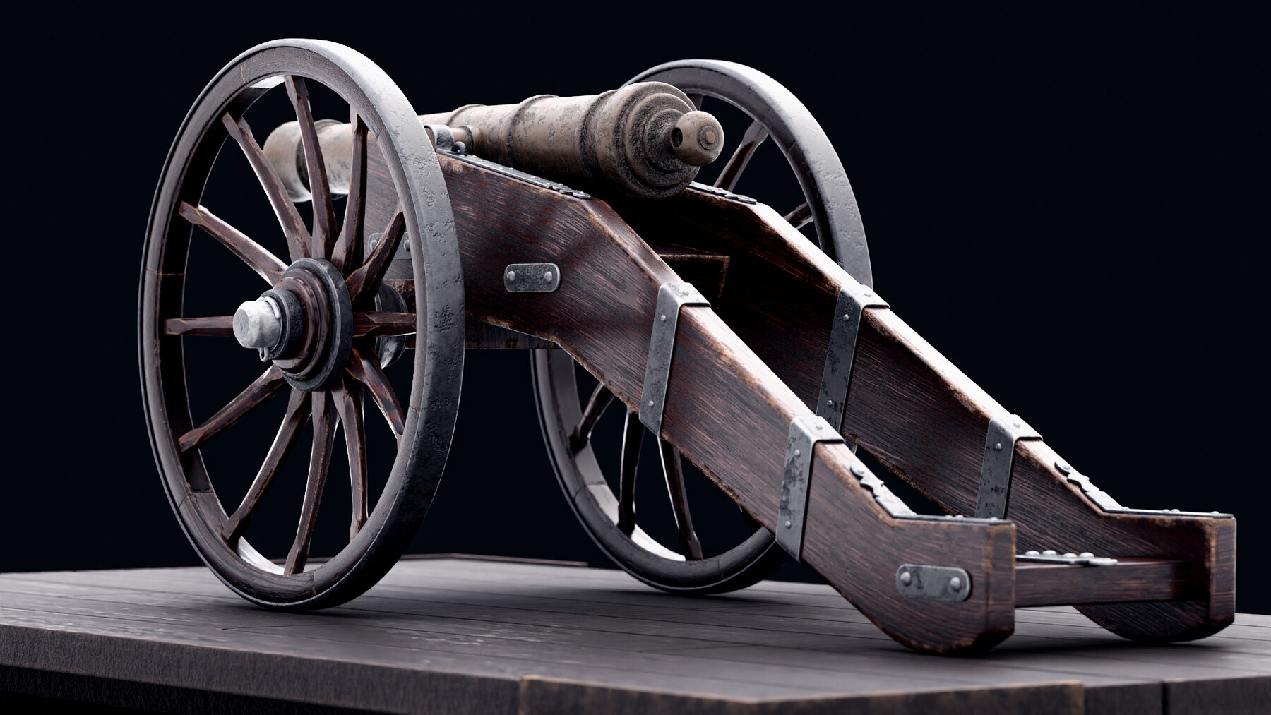 Marwan Hussein - BLENDER: Learn how to create old realistic cannon
