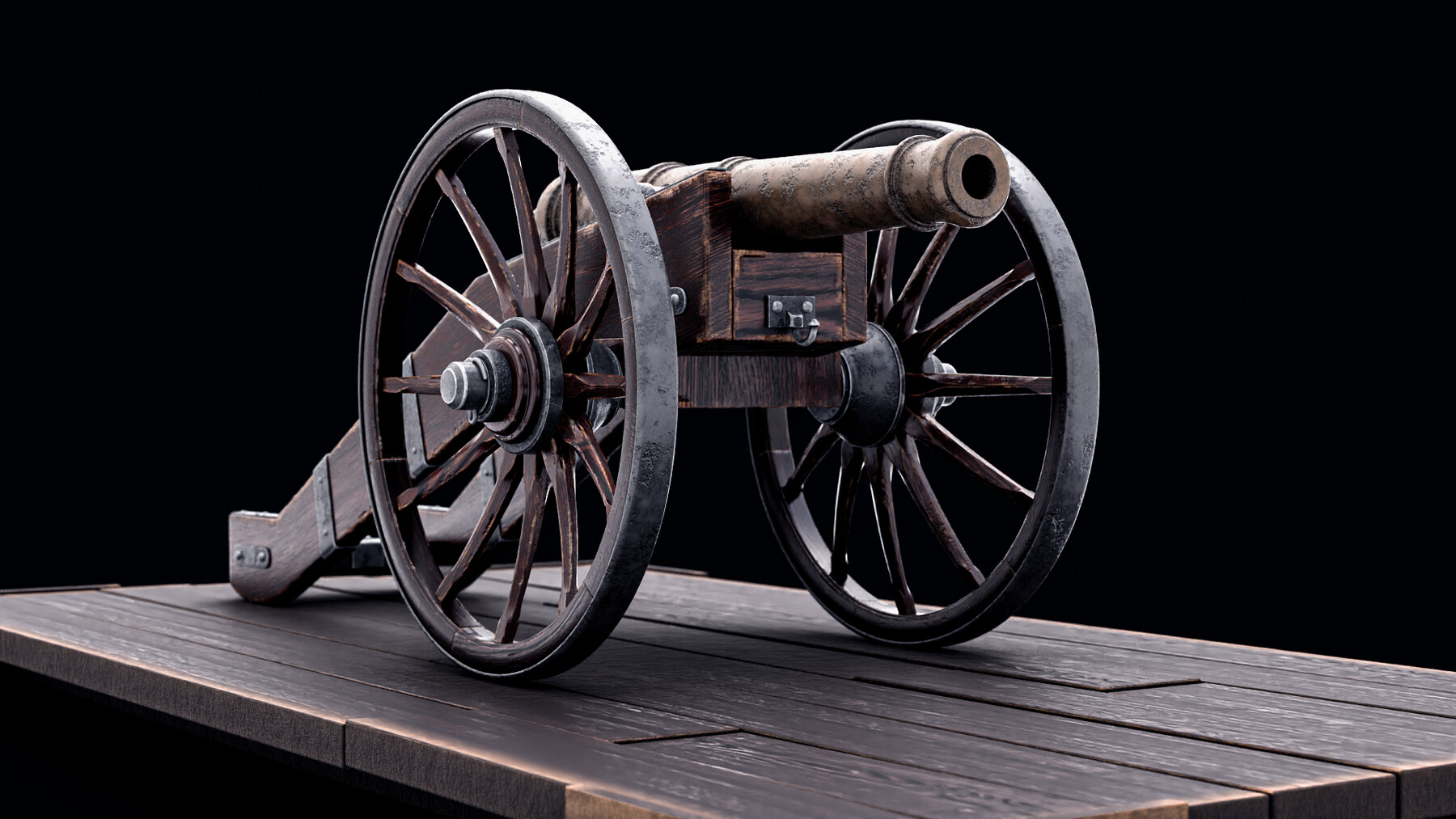 ArtStation - BLENDER: Learn how to create old realistic cannon | Tutorials