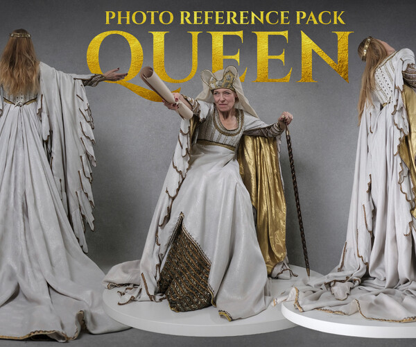ArtStation - A Queen- Photo Reference Pack For Artists- 715 JPEGs noAI ...