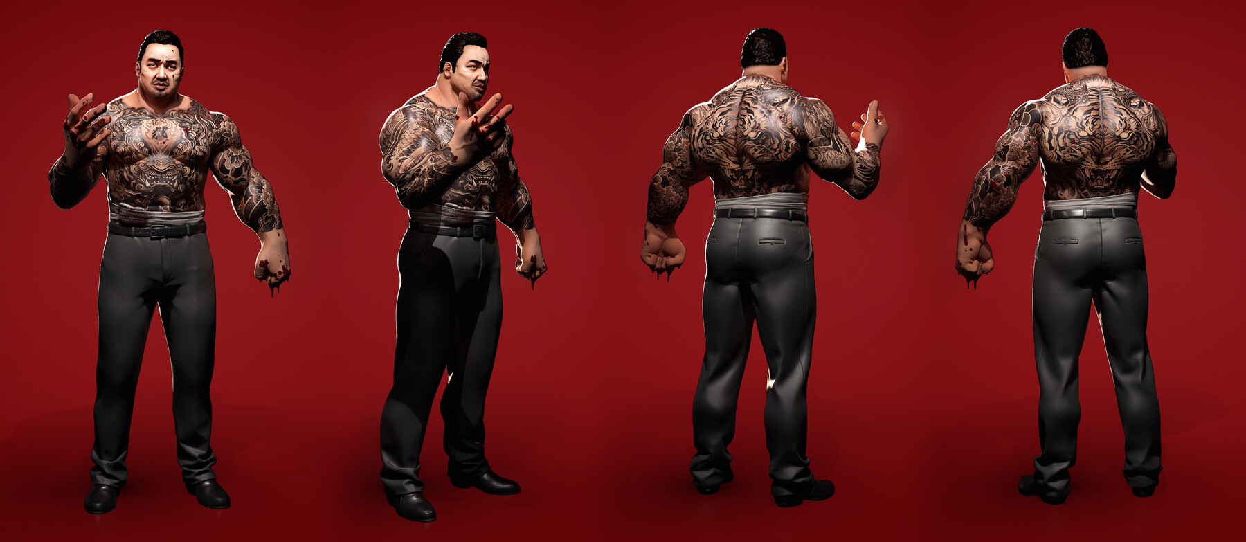 ArtStation - Ma Dong-seok / Don Lee Highpoly+Pose files(Zbrush2018 ...