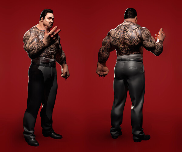 ArtStation - Ma Dong-seok / Don Lee Highpoly+Pose files(Zbrush2018 ...