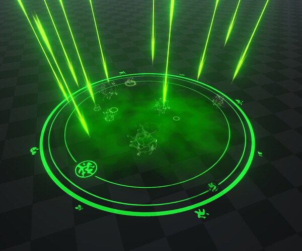 ArtStation - Unity VFX - AOE Skill VFX Package 2 | Game Assets