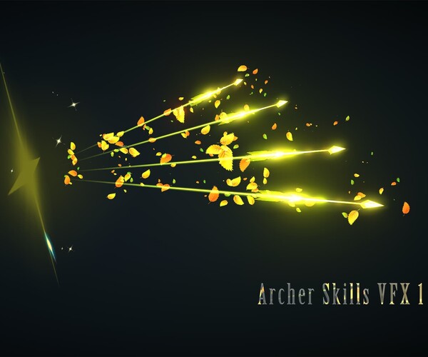 Artstation Unity Vfx Archer Skills Vfx 1 Game Assets