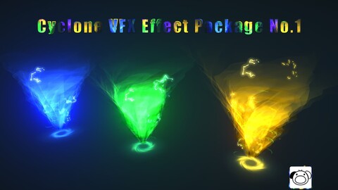 ArtStation - Unity VFX - Cyclone VFX Effect Package No.1 | Game Assets