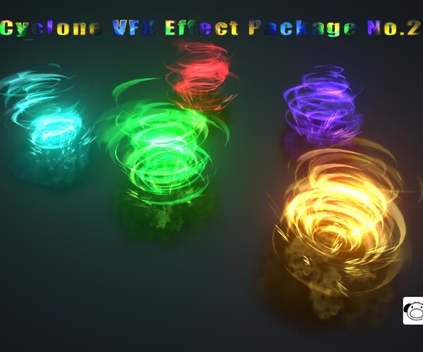 ArtStation - Unity VFX - Cyclone VFX Effect Package No.2 | Game Assets