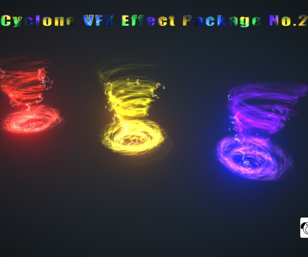 ArtStation - Unity VFX - Cyclone VFX Effect Package No.2 | Game Assets