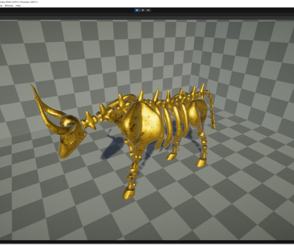 ArtStation - Bull Skeleton | Game Assets