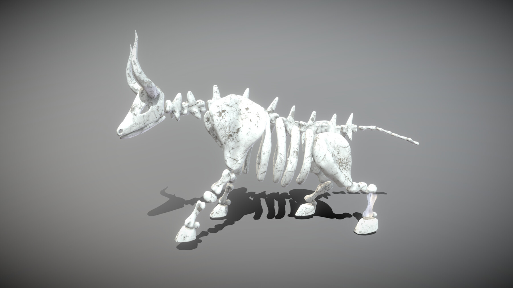 ArtStation - Bull Skeleton | Game Assets