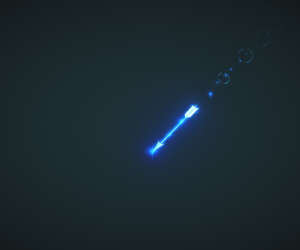 ArtStation - Unity VFX - Effect To Arrow Blue | Game Assets