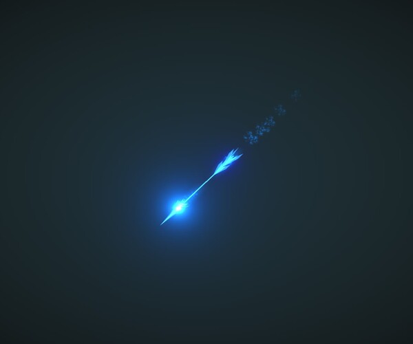 ArtStation - Unity VFX - Effect To Arrow Blue | Game Assets