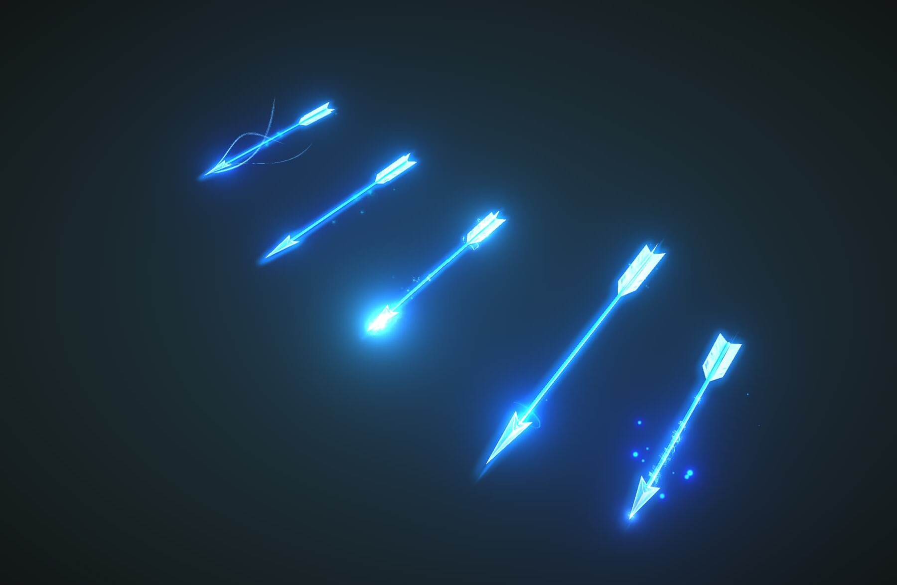 ArtStation - Unity VFX - Effect To Arrow Blue | Game Assets