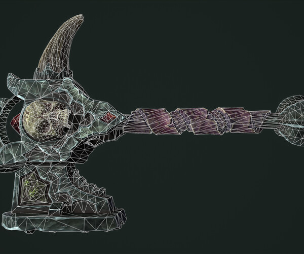 ArtStation - Undead battle hammer | Game Assets