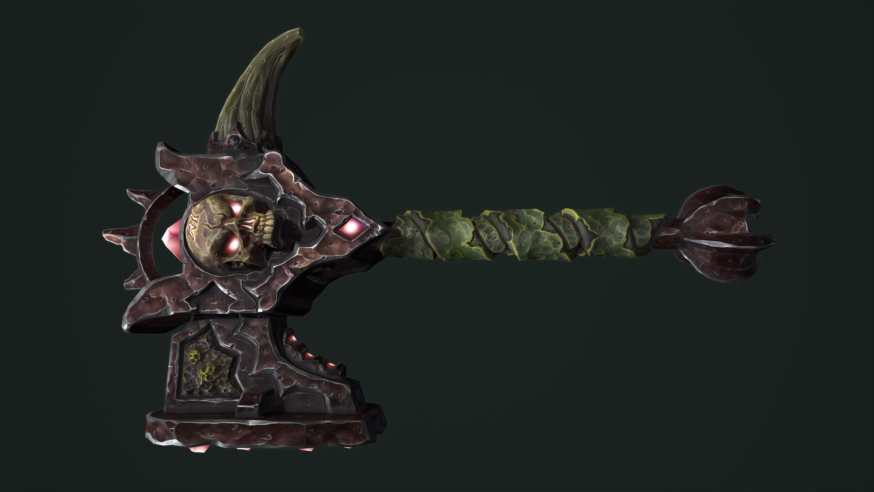 ArtStation - Undead battle hammer | Game Assets