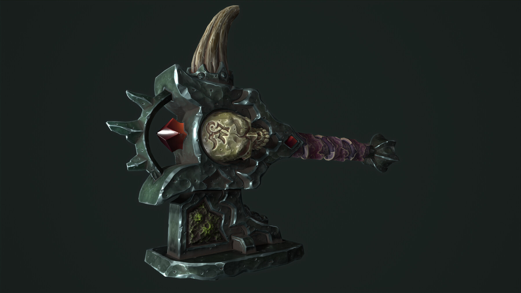 ArtStation - Undead battle hammer | Game Assets
