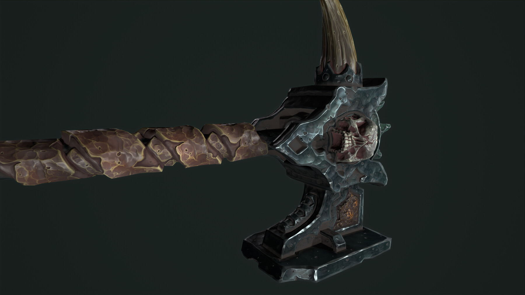 ArtStation - Undead battle hammer | Game Assets