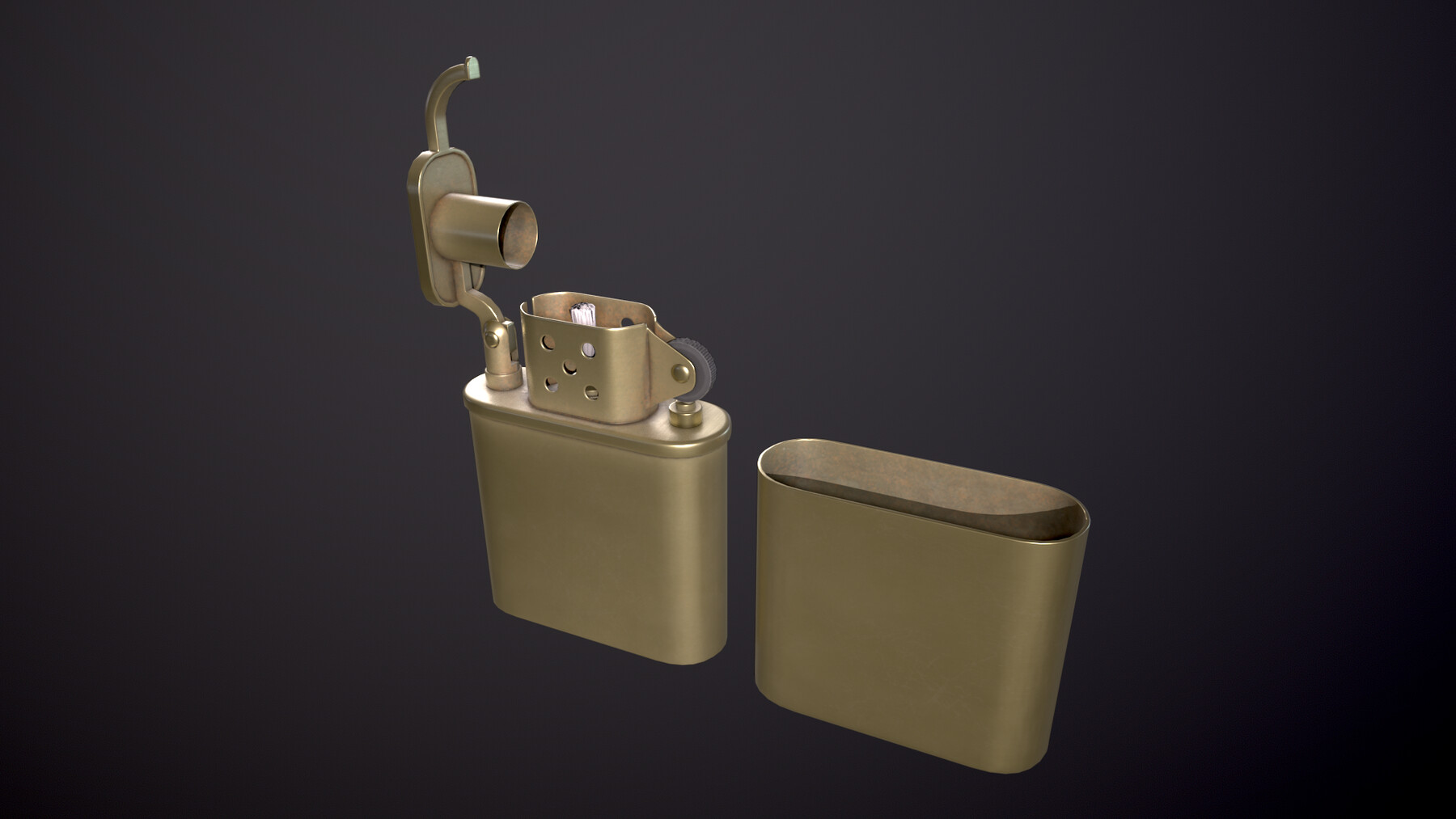 ArtStation - Classic Lighter - Ready for branding | Game Assets