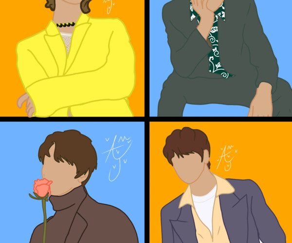 ArtStation - Haechan Minimalist Print | Artworks