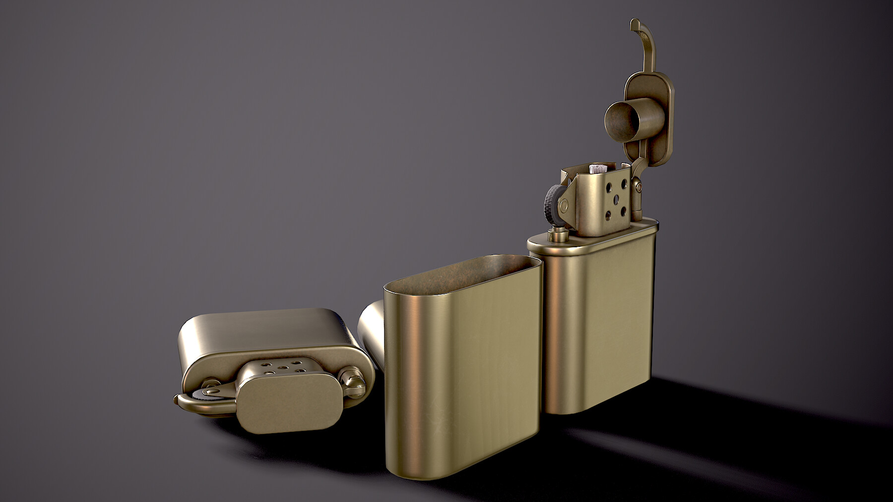 ArtStation - Classic Lighter - Ready for branding | Game Assets