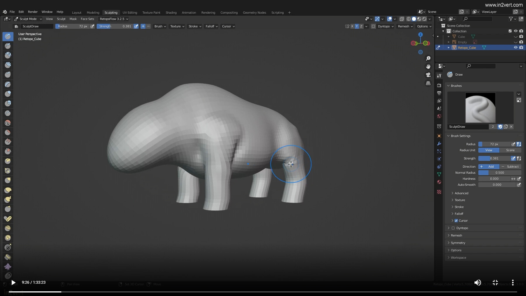 ArtStation - Creature modeling for Games - from a Cube to a full Model Tutorial | Tutorials