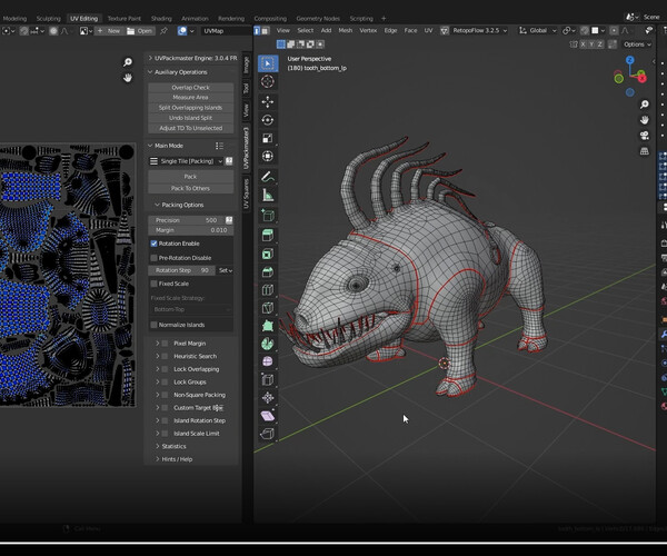 ArtStation - Creature modeling for Games - from a Cube to a full Model ...
