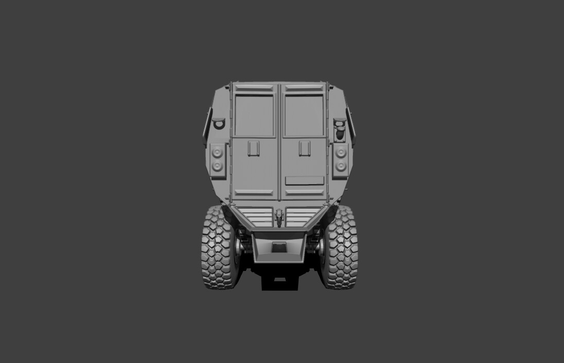 ArtStation - South Africa Police Koevoet Wolf II Vehicle - 3D print ...