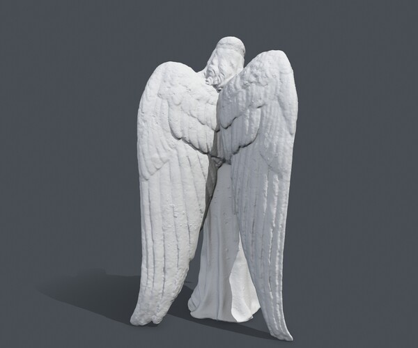 ArtStation - Printable Angel Statue | Game Assets
