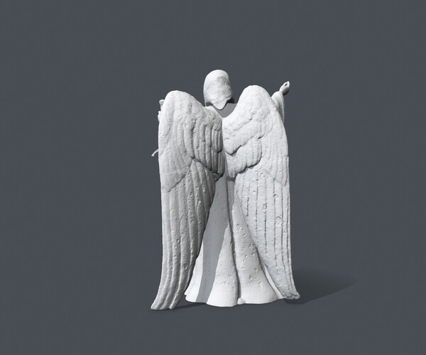 ArtStation - Printable Angel Statue | Game Assets