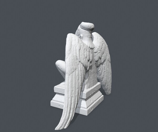 ArtStation - Printable Angel Statue | Game Assets