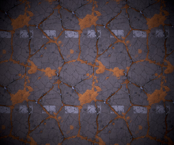 ArtStation - Road Crack - VOL 01 - substance designer | Game Assets